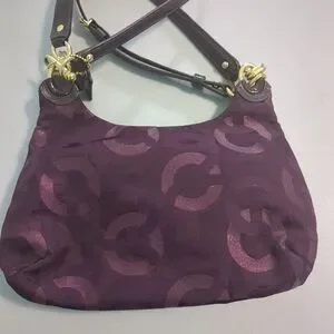 Coach | Bags | Coach Kristin Large C Signature Handbag Hobo Shoulder ...